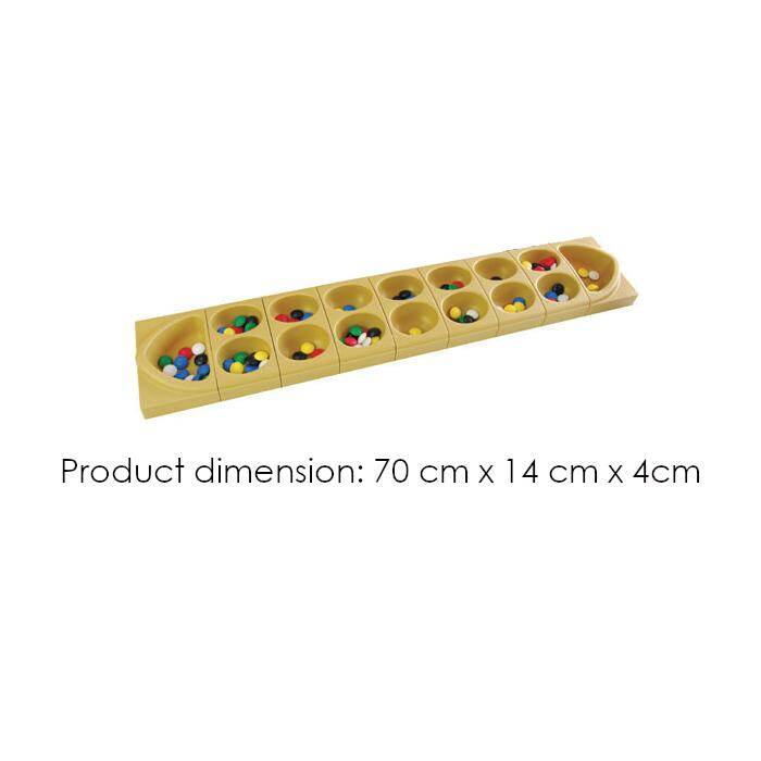 SPM Games Foldable 16-Holes Congkak Gold | PGMall