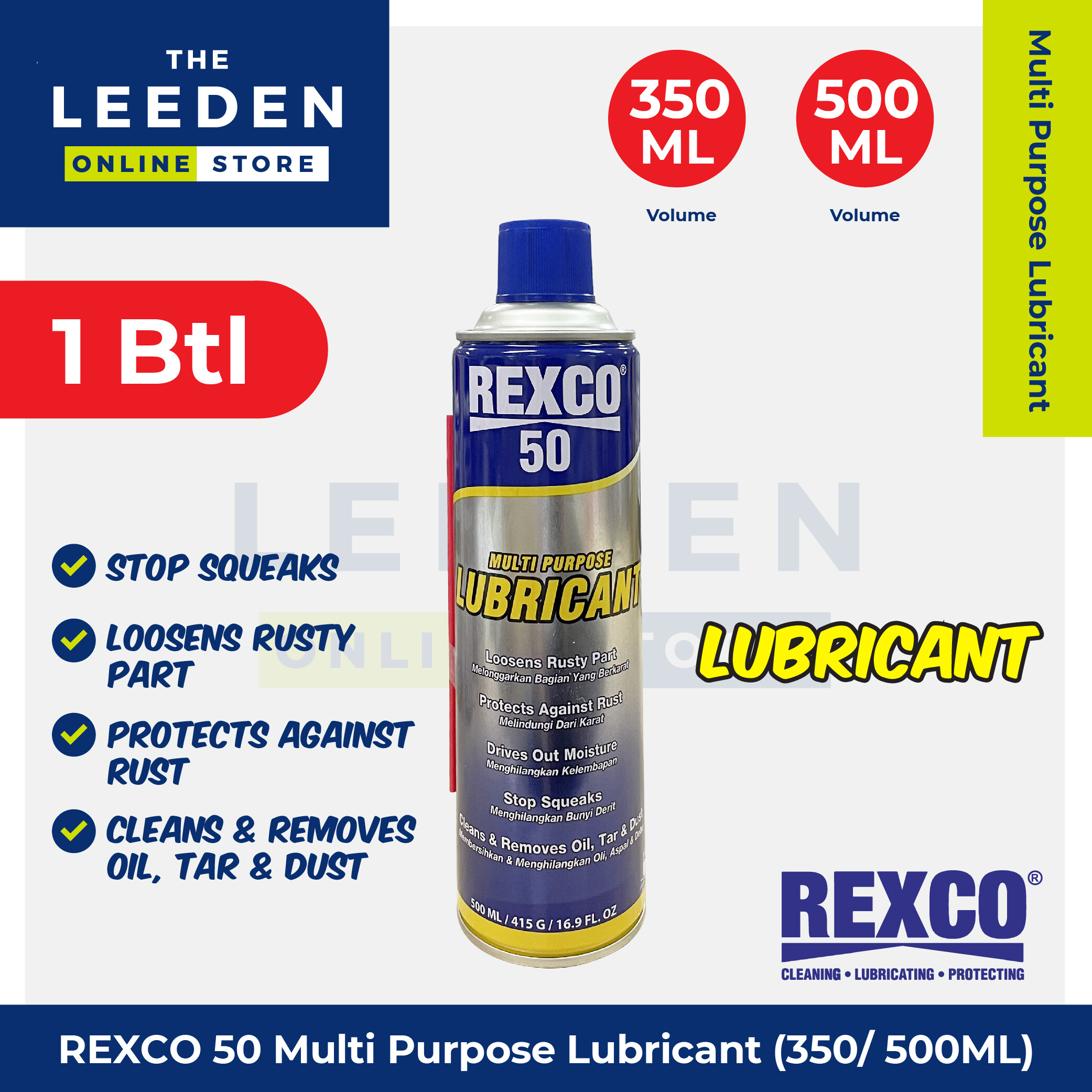 REXCO 50 Lubricant by Leeden Online Store Price, Reviews | WapCar
