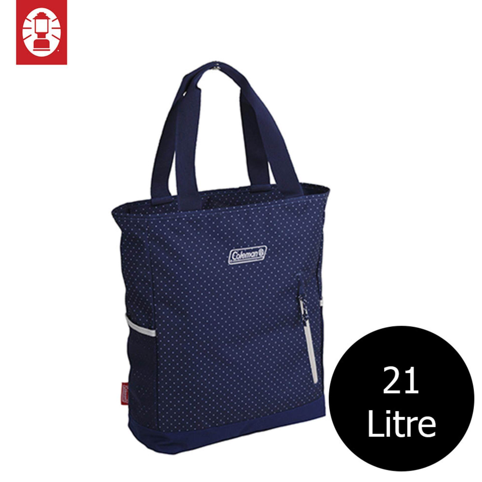 Coleman 2 Way Tote Backpack Navy Dot Outdoor Bag Hiking Bag Sports Bag School Bag Unisex Travel ...