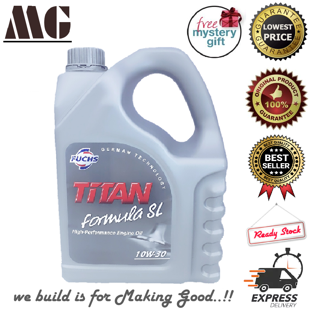 FUCHS TITAN FORMULA SL 10W30 4L MINERAL ENGINE OIL 7000 KM Price ...