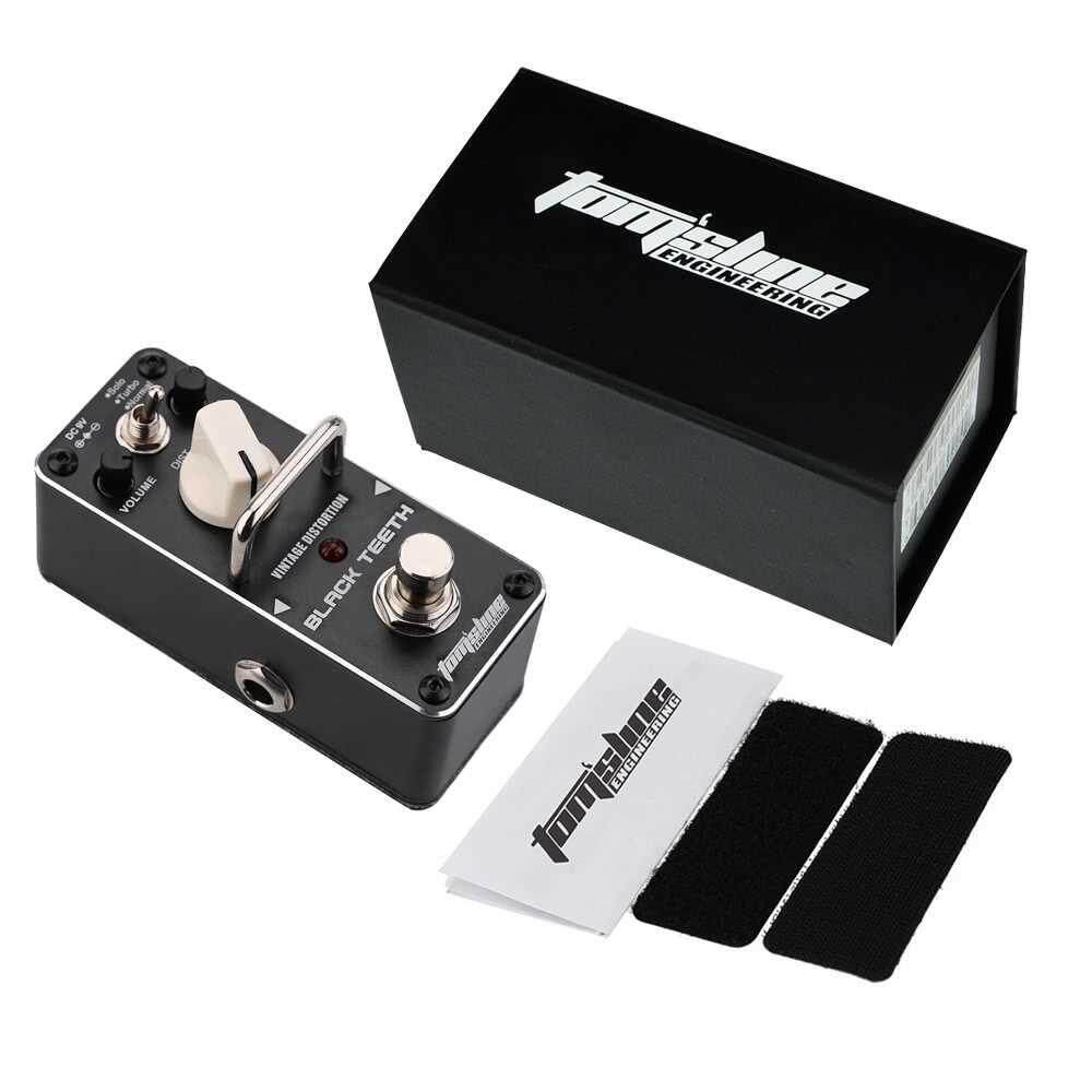 AROMA ABT-3 Black Teeth Vintage Distortion Electric Guitar Effect Pedal ...