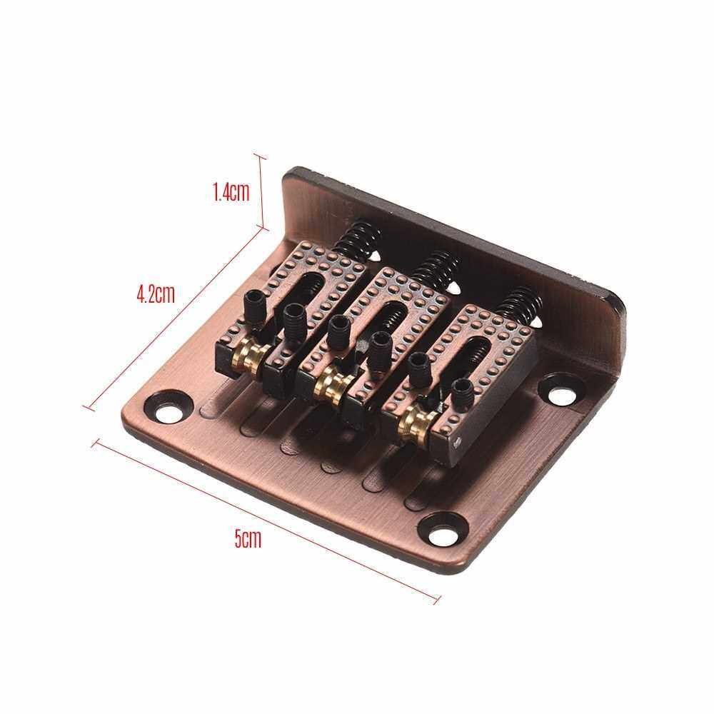 Best Selling 3-String Hardtail Guitar Bridge Fixed 3-Saddle Bridges ...
