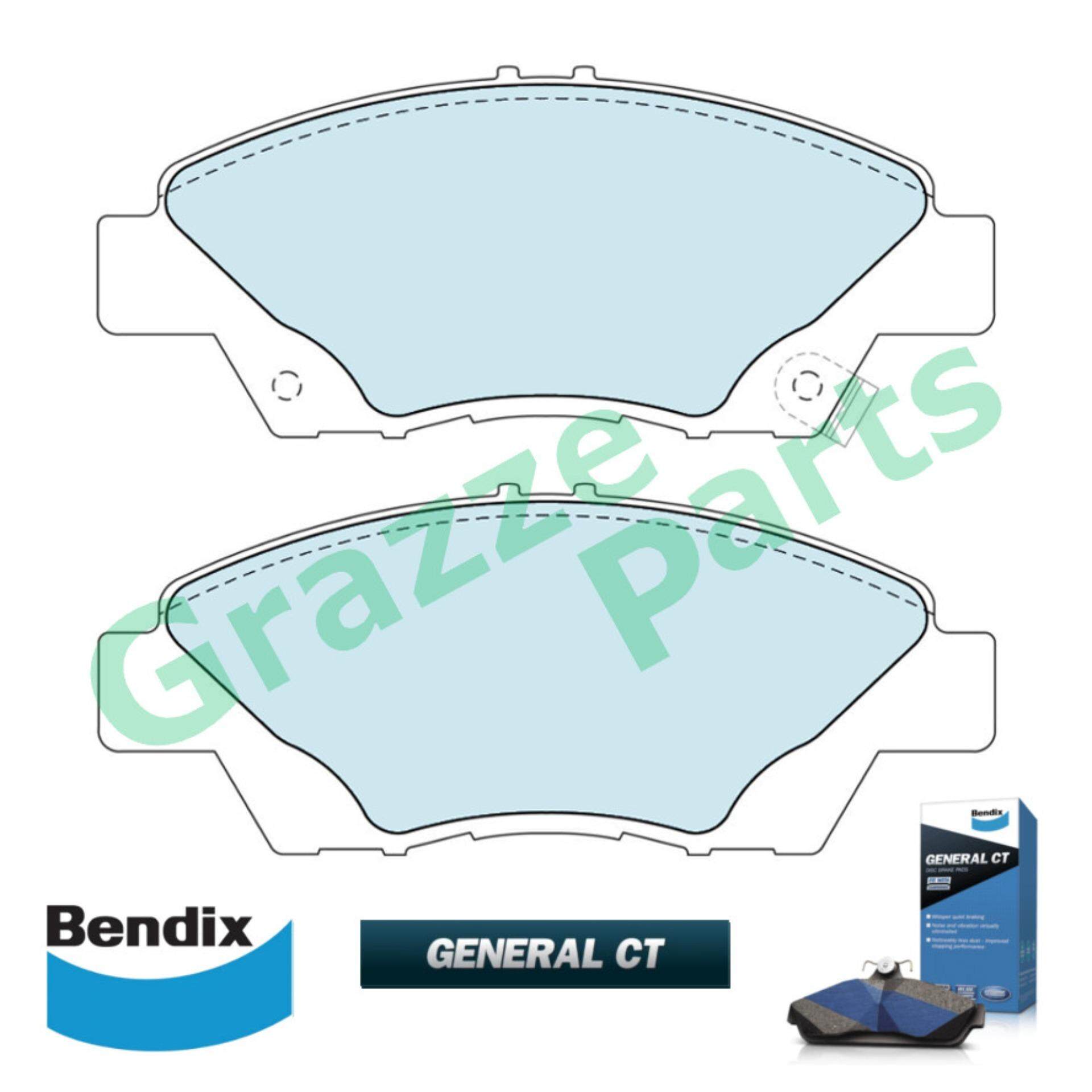 Bendix General CT Disc Brake Pad Front DB1991 - Honda City TMO T9A CRZ Jazz 2012