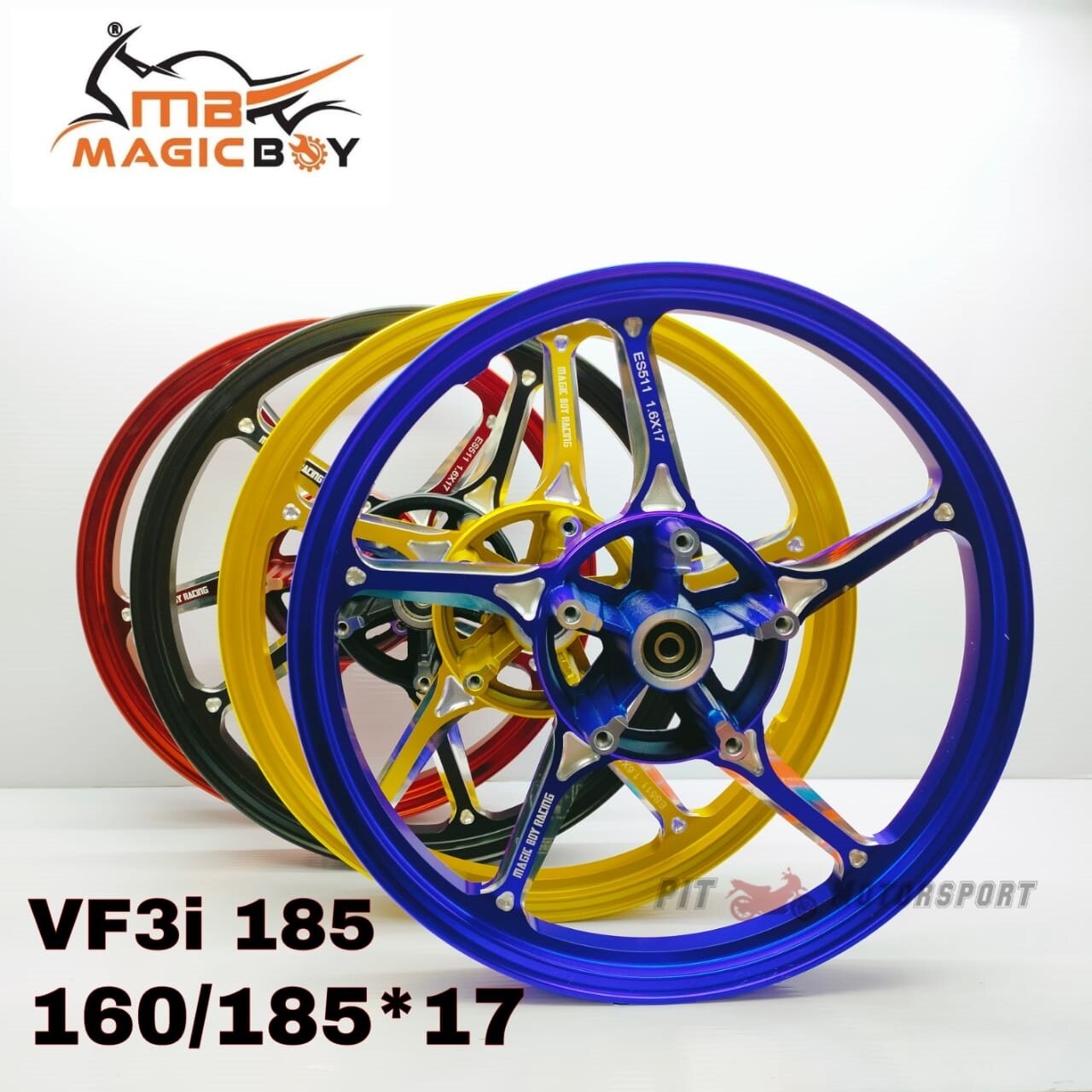 Sport Rim SYM CNC Magic Boy FG 511 1.60/1.85/17' FORGED SPORT RIM VF3i 185 SYM185 511 MB511 ...