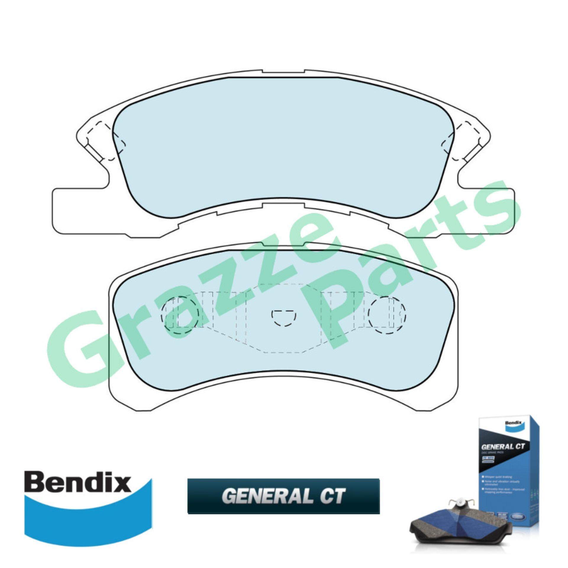 Bendix General CT Disc Brake Pad Front DB1912 - PD Viva PT Juara Mit ...