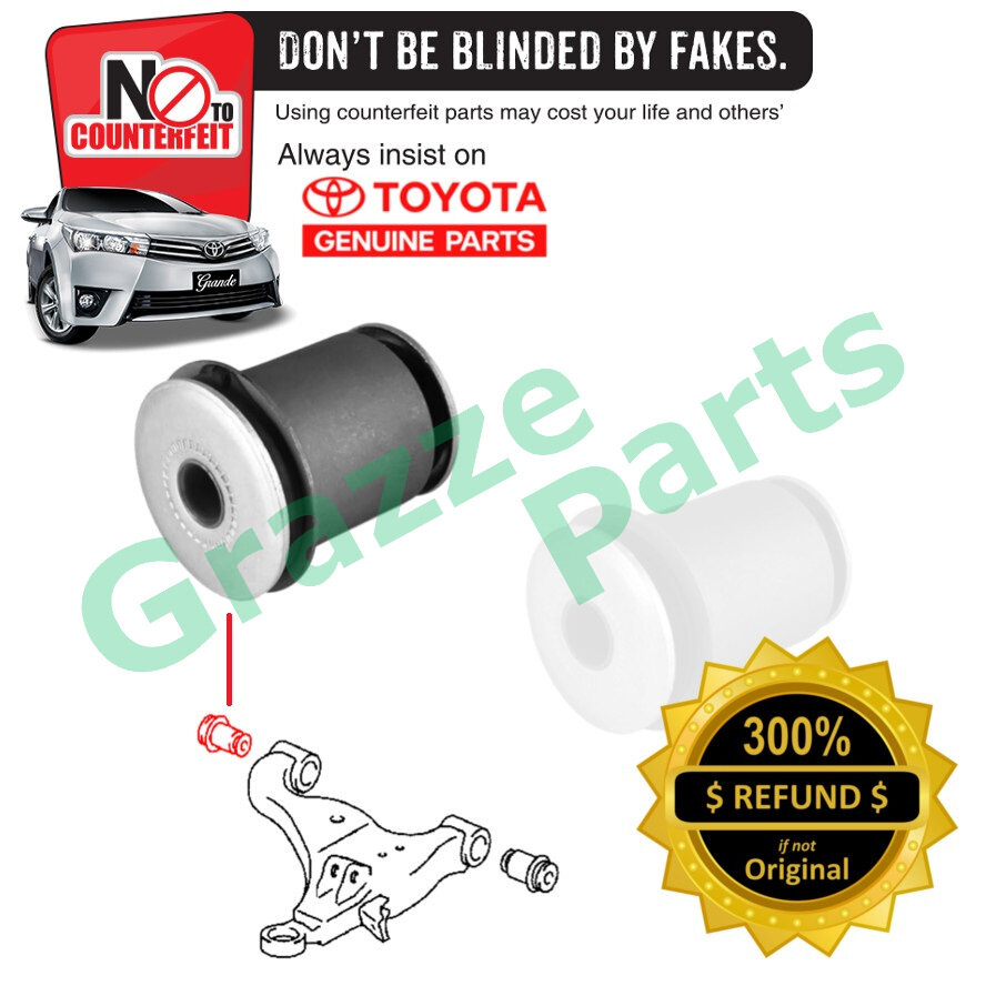 (1pc) Toyota Original Front Lower Control Arm Bush Big 48655-0K010 for ...