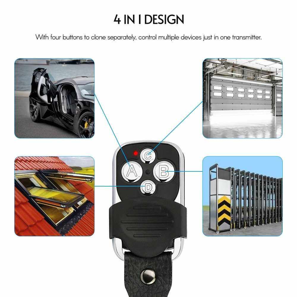 433MHz Copy Remote Controller Metal Clone Remotes 4 Buttons Cloning Key ... 433MHz Copy Remote Controller Metal Clone Remotes 4 Buttons Cloning Key ...
