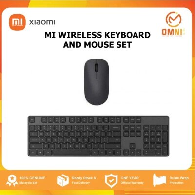 Ready Stock!!! 100% Original Xiaomi Mi Wireless Keyboard and Mouse Combo