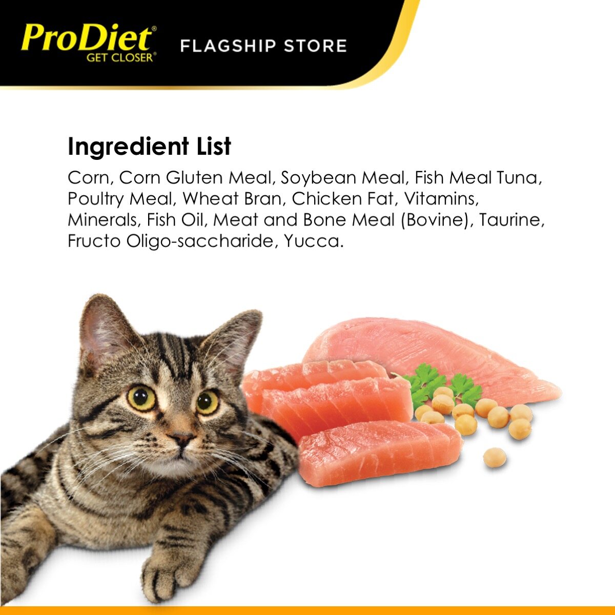 ProDiet 8KG Chicken Tuna Dry Cat Food (500G Inner Packs) [makanan ...