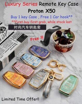 (Free Car Hook) Proton X50 CKD Keyless Smart Entry / New TPU Marble ...