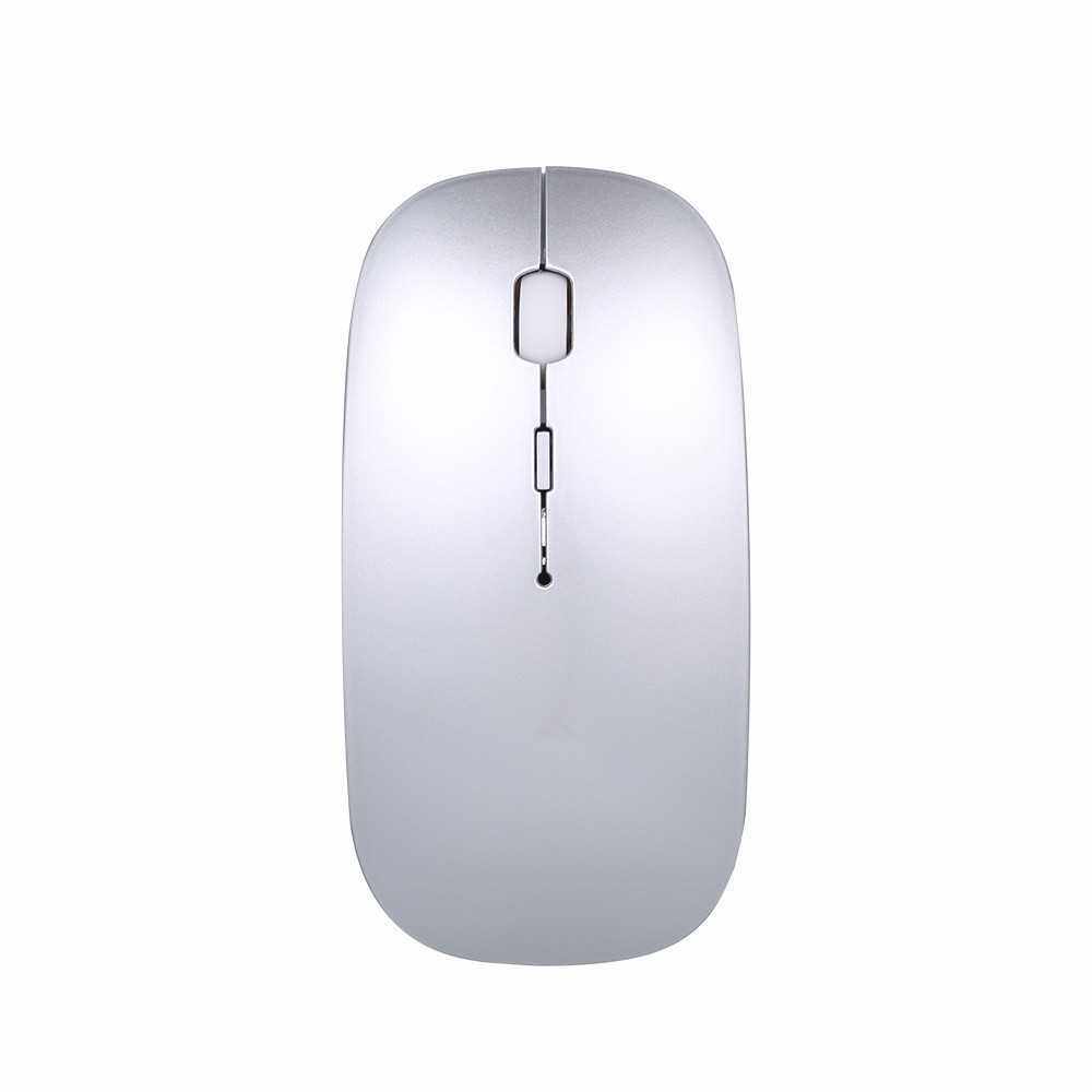 Wireless Mouse Portable BT Mouse Rechargeable Ergonomic 2.4GHz USB ...