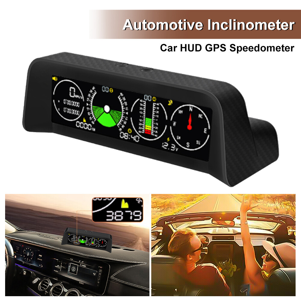 Digital Speedometer With Compass Car HUD Head Up Display – Digital ...