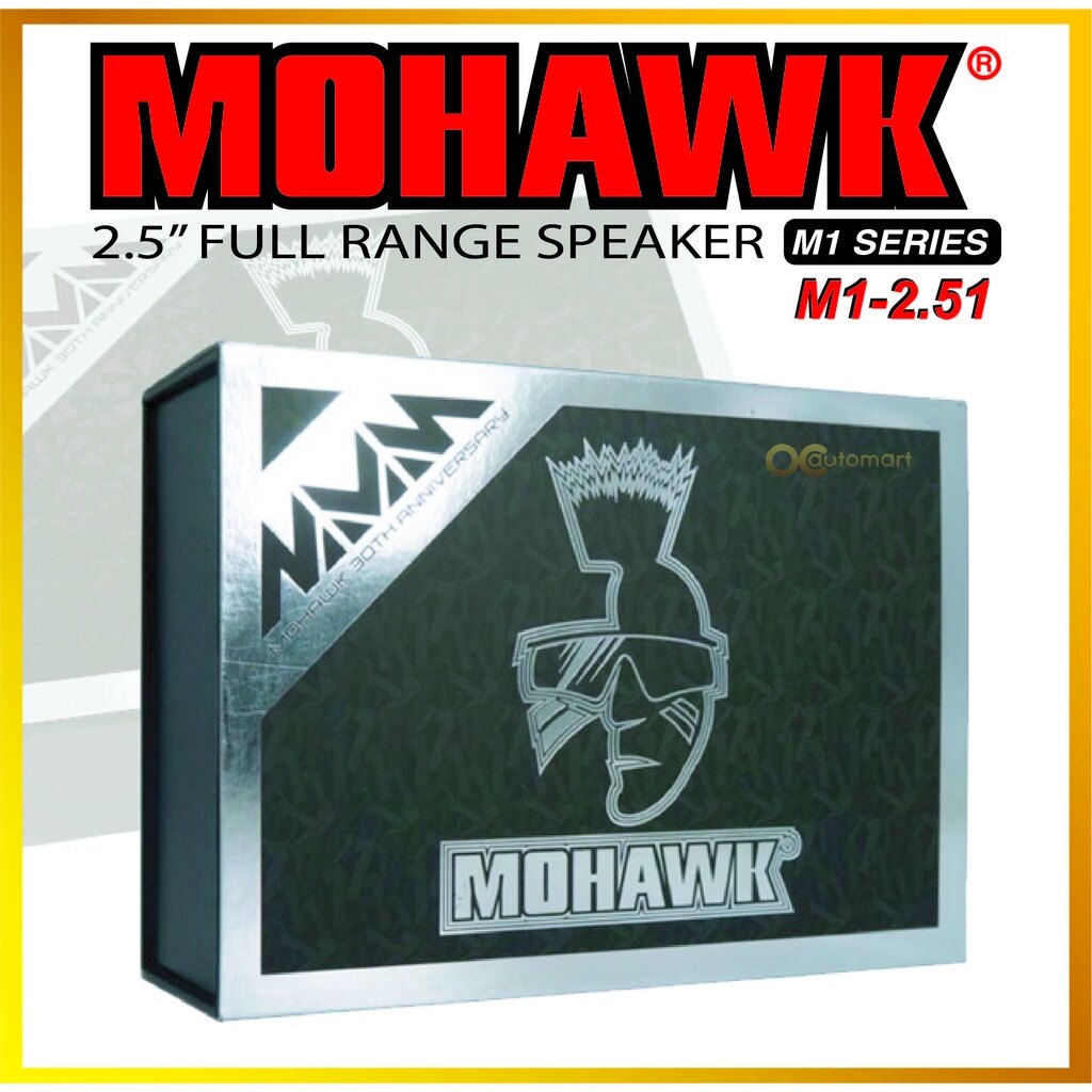 MOHAWK M1-SERIES 2.5 INCH FULL RANGE SPEAKER WITH TWEETER - M1-2.51