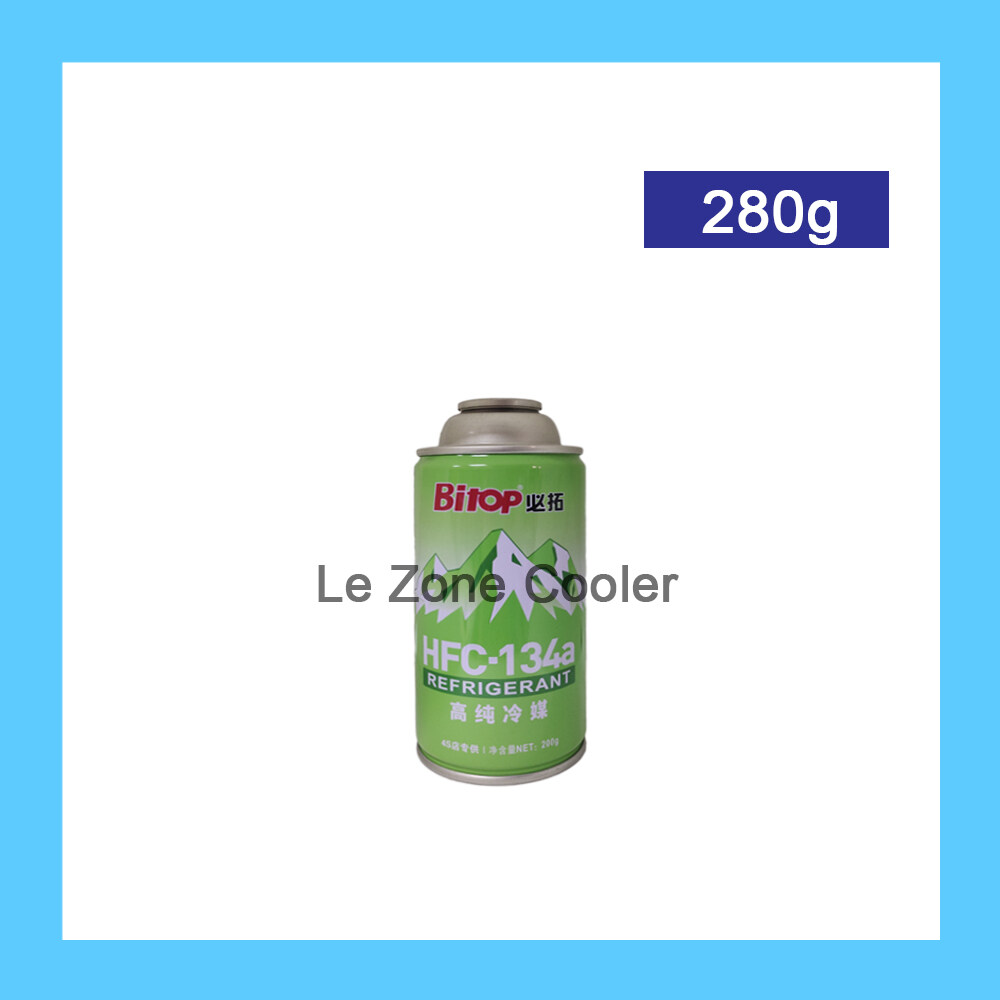 Aircond Bitop penguin R134a Gas R134 Gas Refrigerant gas - 250g , 280g ...