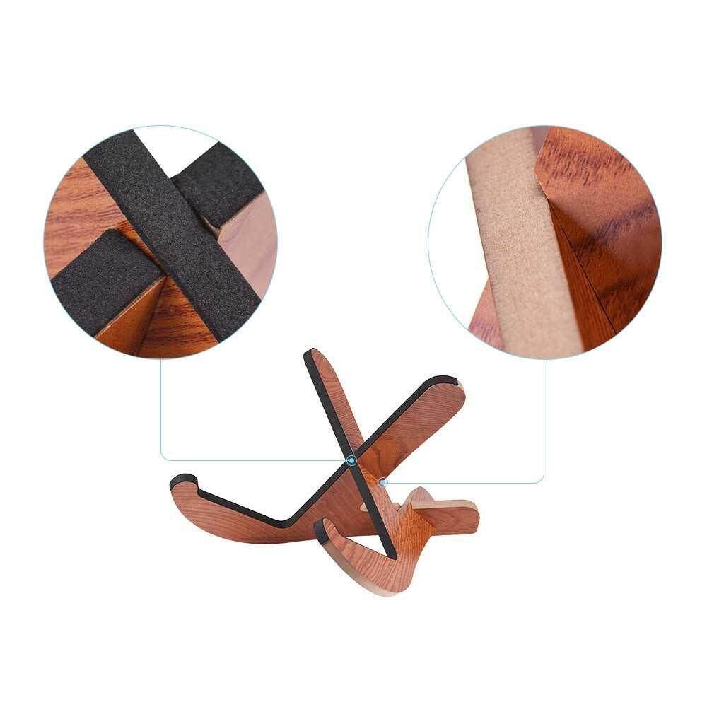 Floor Type Wooden Guitar Stand Holder Musical Instrument Bracket ...
