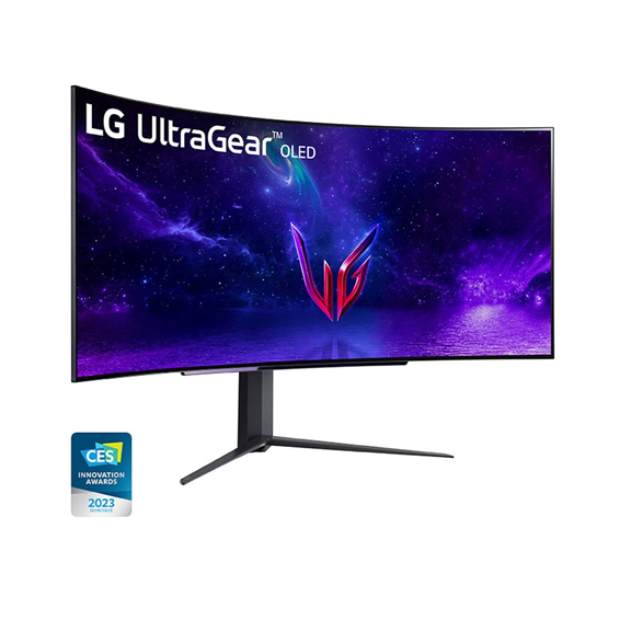 LG 45 Inch 45GR95QE-B OLED Curved Gaming Monitor WQHD with 240Hz ...