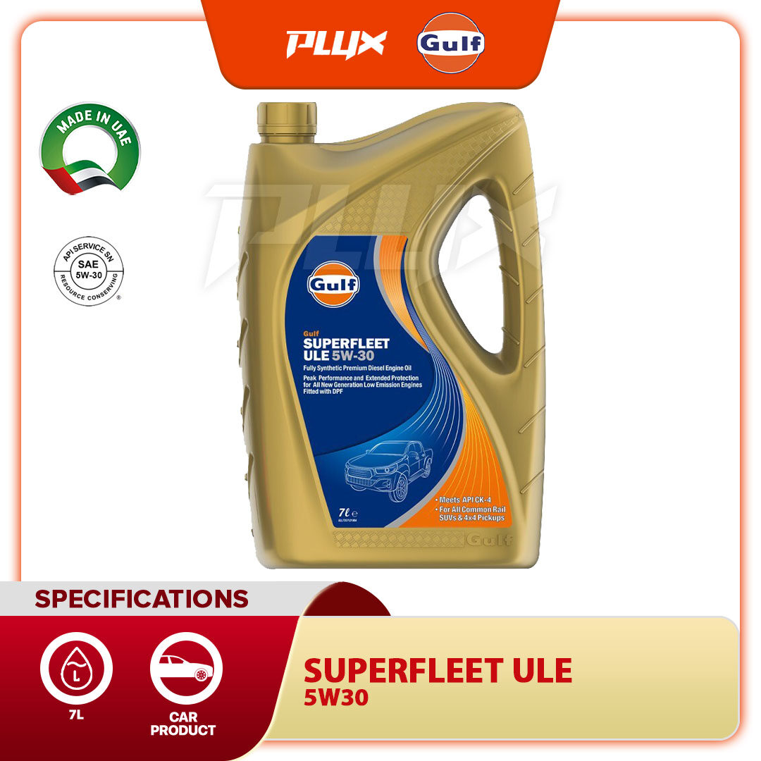 GULF Superfleet ULE 5W-30 (7L) - Fully Synthetic Premium Diesel Engine ...