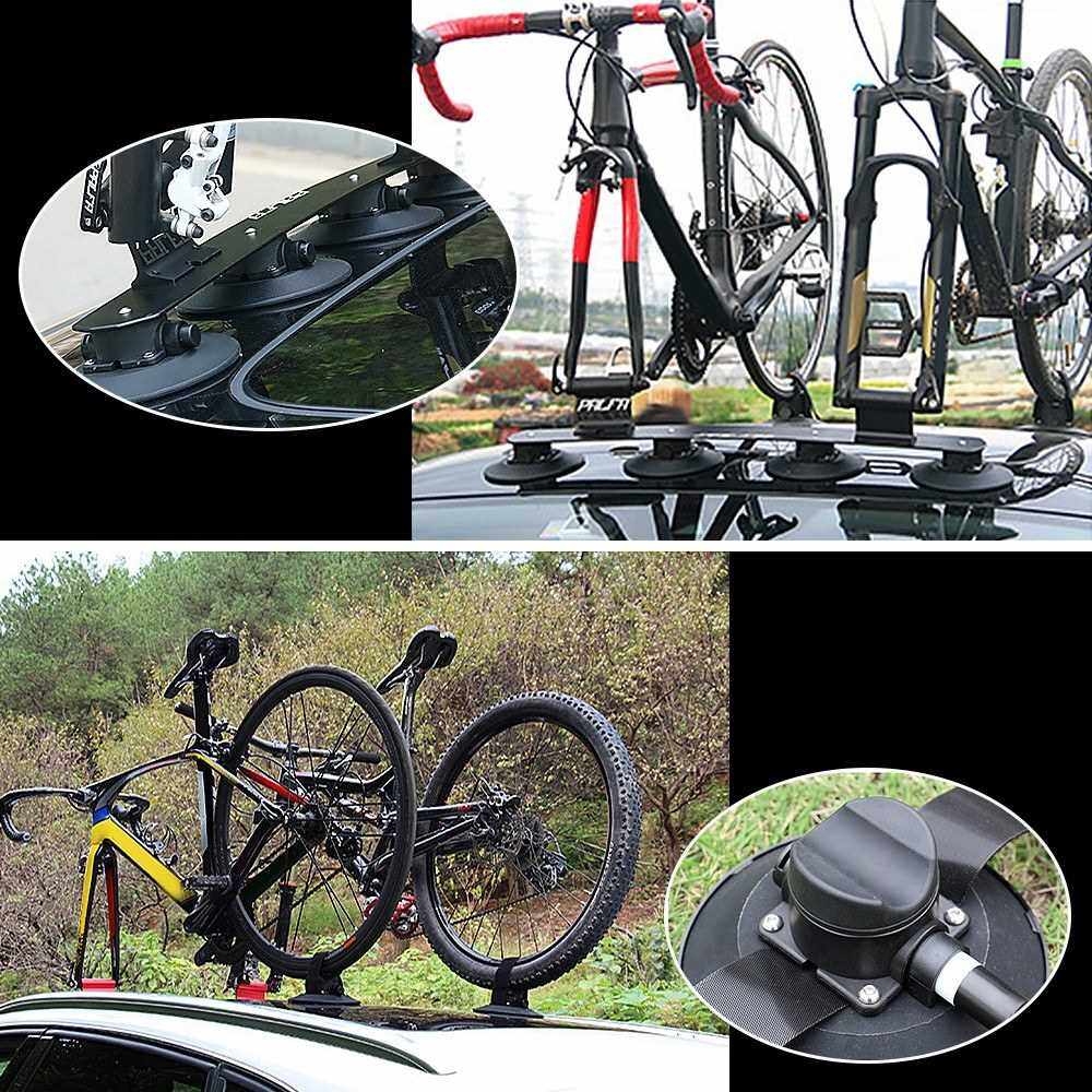 Bike Suction Roof Rack for Car Roof Top Sucker Quick Release Aluminum ...
