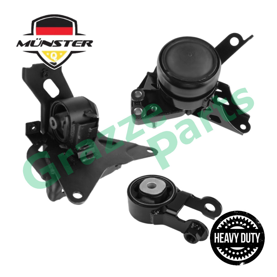 Münster ^Heavy Duty^ TOY2030 Engine Mounting Set Toyota Vios NCP93 Auto ...