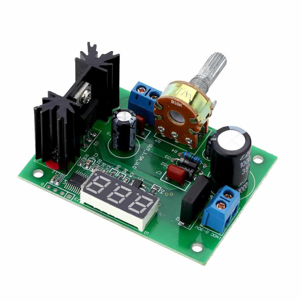 LM317 AC/DC Adjustable Voltage Regulator Step-down Power Supply Module with LED Display (Standard)