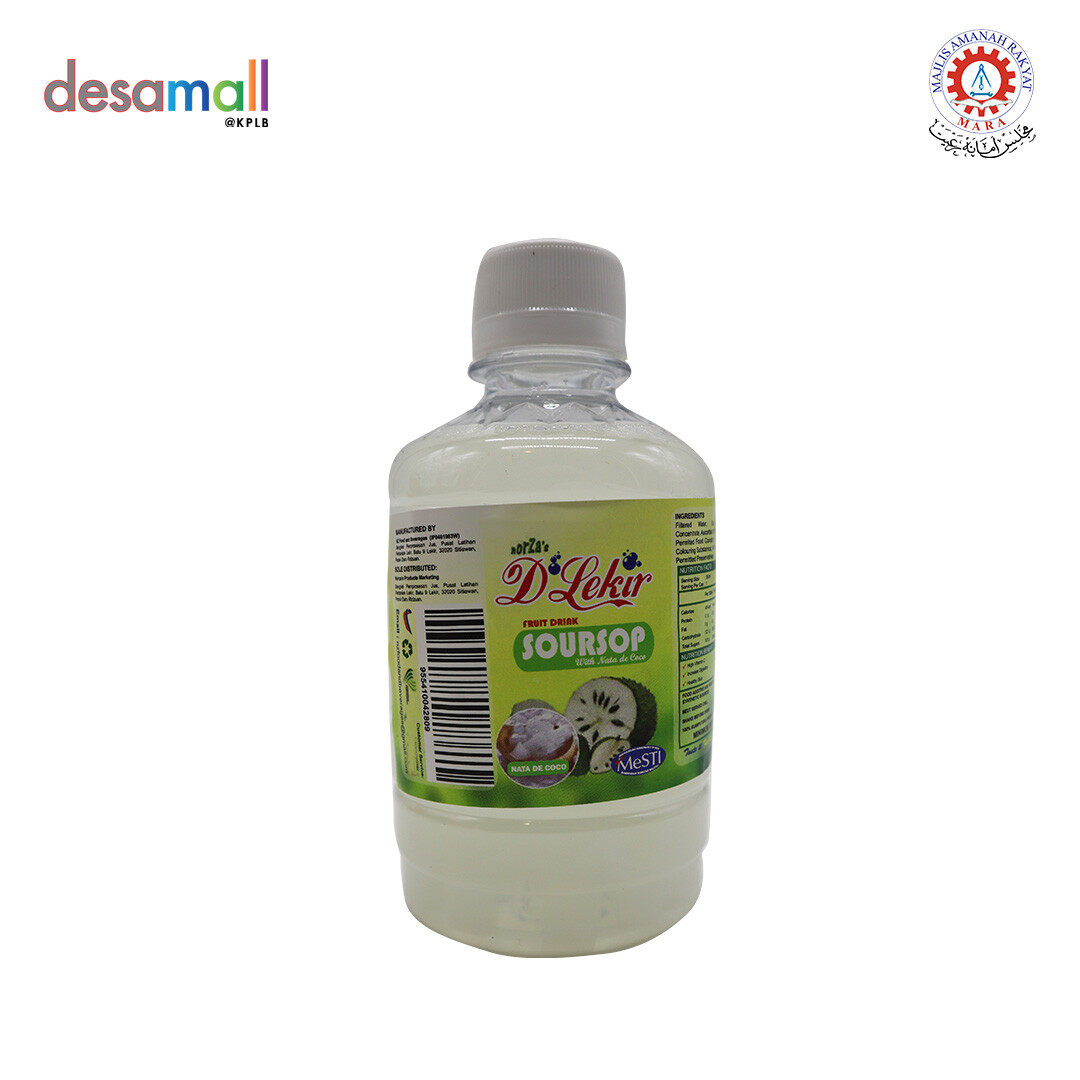 D'LEKIR Fruit Drink with Nata De Coco - Soursop (300ml)