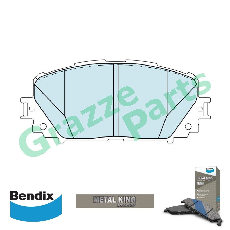 Bendix Metal King Titanium Disc Brake Pad Front DB1785 - TY Vios NCP93 ...
