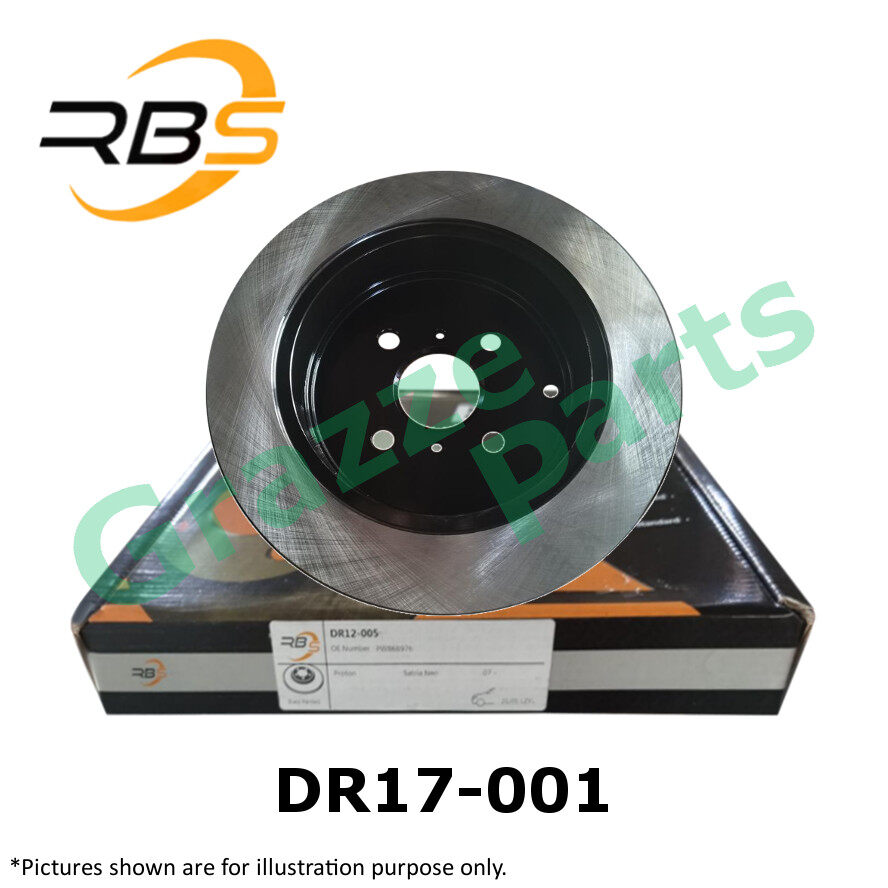 (2pc) RBS Disc Brake Rotor Front DR17-001 for Hyundai I10 Kia Picanto ...