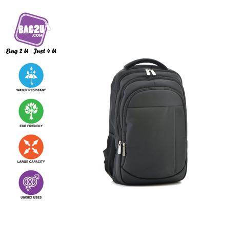 Bag2uCLASSIC Laptop Backpack Big Compartment Ergonomics Design Bottle ...