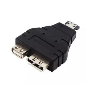 F018 Power eSATA To eSATA USB Combo Splitter Converter Adapter ...
