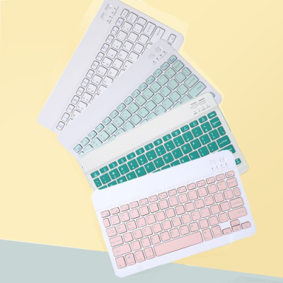 【In stock】Qbrand 10-Inch Multi-Color Mini Keyboard And Mouse Bluetooth ...