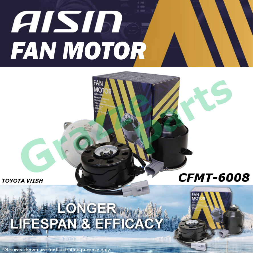 Aisin Radiator Cooling Fan Motor CFMT-6008 for Toyota Wish ANE11 ANE10 ...