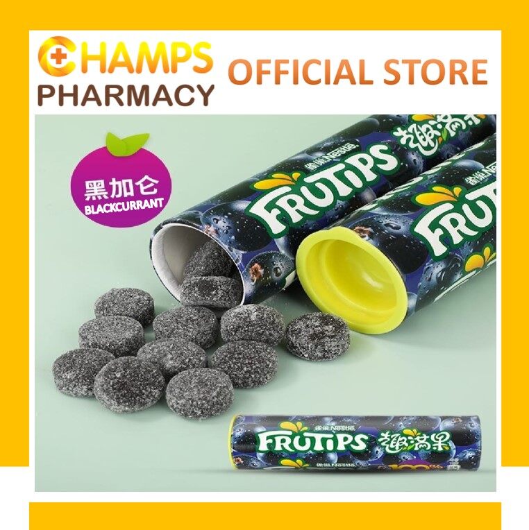 Frutips / Fruitips 100% Fruit Juice Chewy Gummy Candies in Tube ...