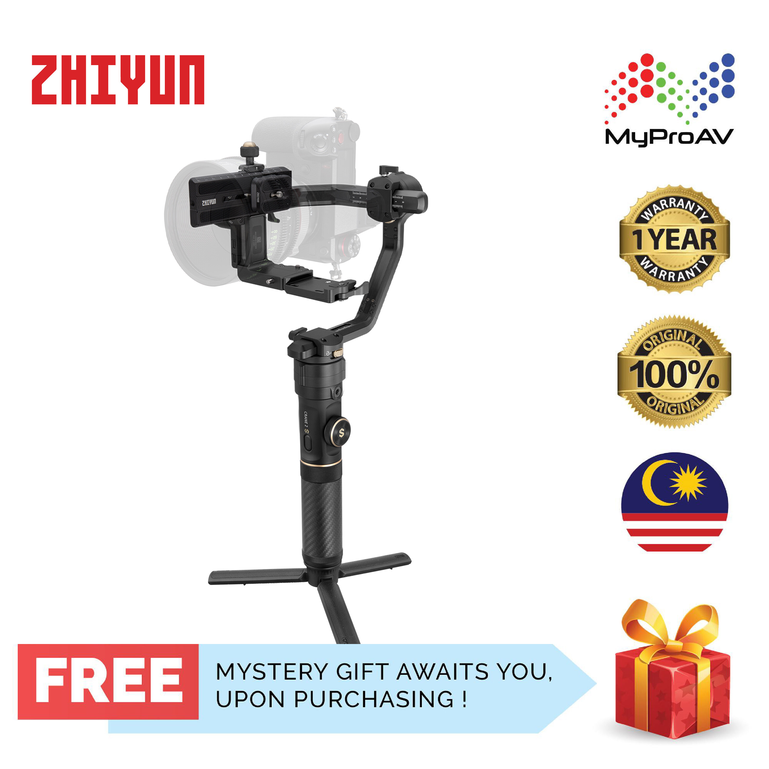ZHIYUN-TECH Crane 2S Handheld Gimbal Stabilizer