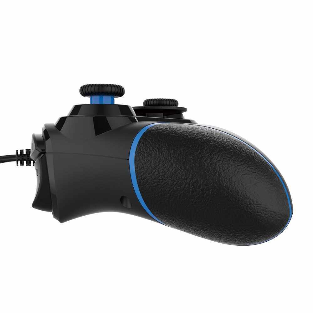 USB Wired Gamepad Game Controller Ergonomic Game Handle with Double ...