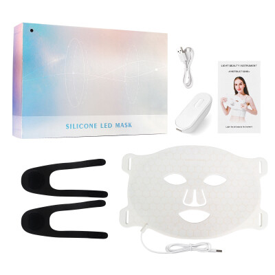 LED Photon Mask 7 Colors Silicone Mask Machine Firming Skin Shrink ...