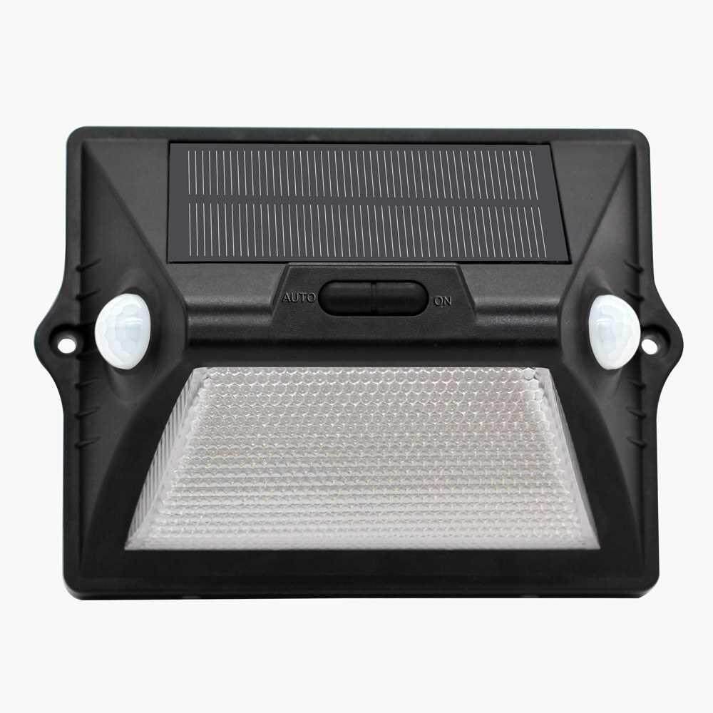 Solar Power Human Body Induction Outdoor Rechargeable Wall Light