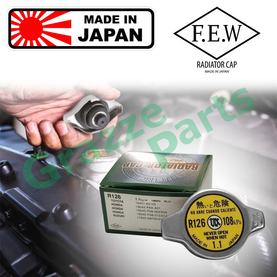 Futaba FEW 100% Made In Japan Engine Coolant Radiator Cap R126 1.1kg/cm ...