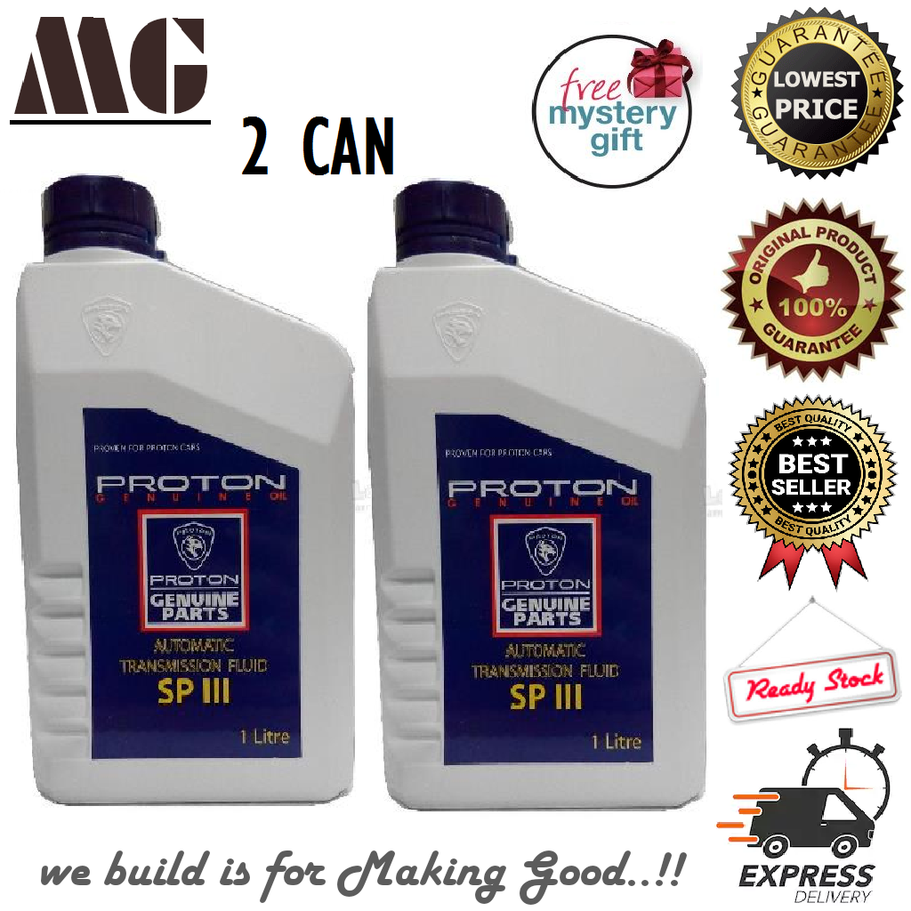 PROTON ATF SP 3 AUTOMATIC TRANSMISSION FLUID 1L X 2 CAN SP3 SP III. For ...