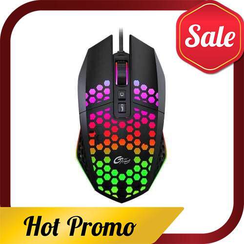 X801 Wired RGB Gaming Mouse with 7 Programmable Buttons Back-to-desktop ...