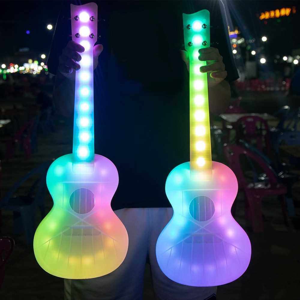 23 inch Kids Luminous UKulele 4 String Portable Guitar Instrument for ...