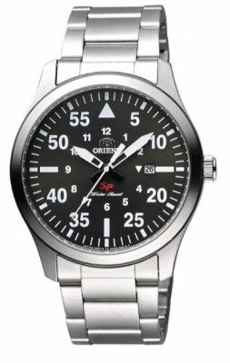 Orient Man Pilot Series Quartz Analog Stainless Steel Watch (ORCUNG2001F)