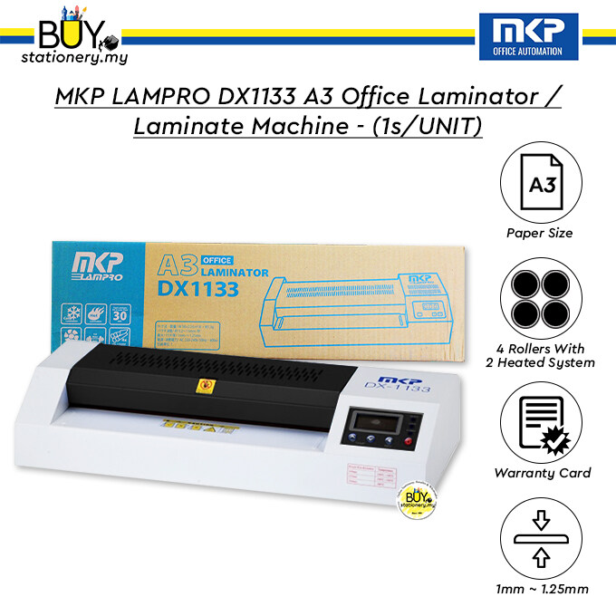Mkp Lampro Dx1133 A3 Office Laminator Laminate Machine With 12 Month