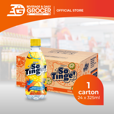 Spritzer So Tinge Carbonated Flavour Drink - Lemon Citrus ( 24 x 325ml ...