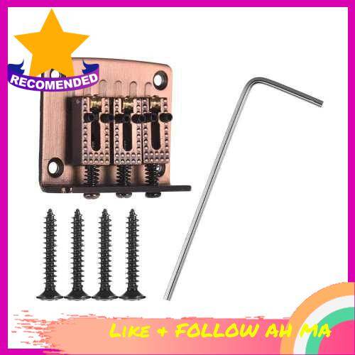 Best Selling 3-String Hardtail Guitar Bridge Fixed 3-Saddle Bridges ...