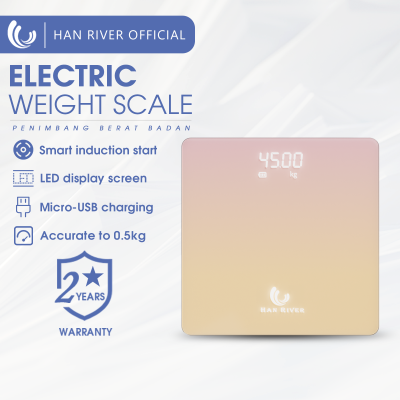 HAN RIVER Weight Scale Digital /LED Bathroom Scales Smart /Glass ...