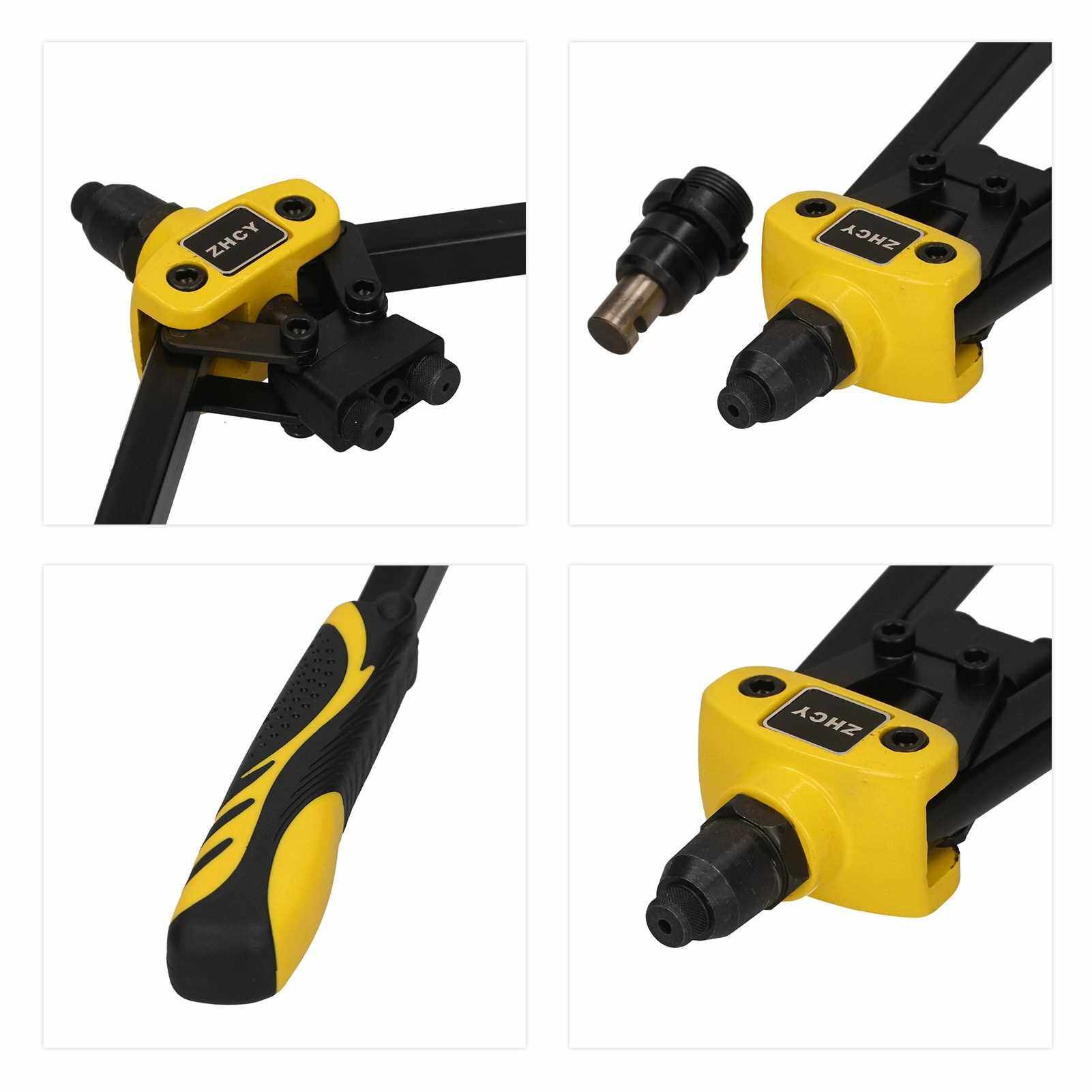 BEST SELLER ZHCY 13-inch Hand Riveter 2 in 1 Heavy Duty Riveting Gun ...