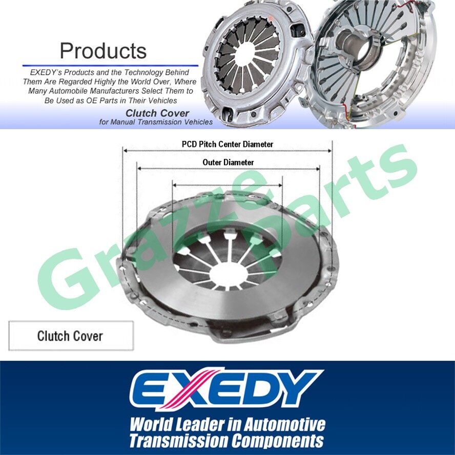 Exedy Daikin Clutch Kit Set TY625177 for Toyota Hiace KDH200 Hilux ...