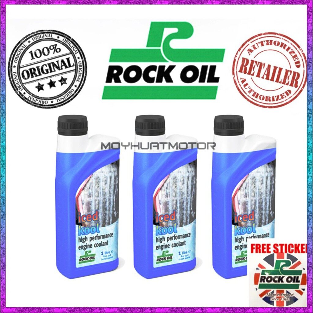 [FREE STICKER]ORIGINAL ROCK OIL ICED KOOL / High Performance Engine ...