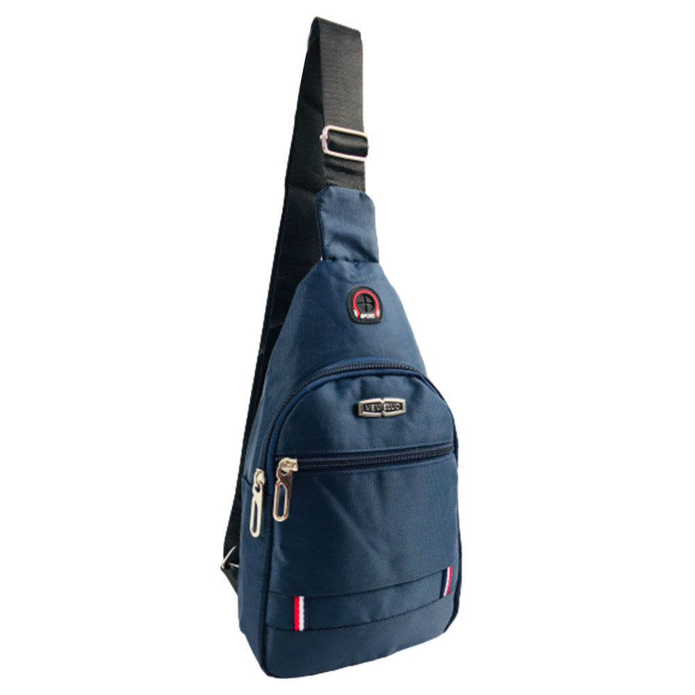 Poly-Pac XM8042 Men Casual Crossbody Bag Navy Blue | PGMall