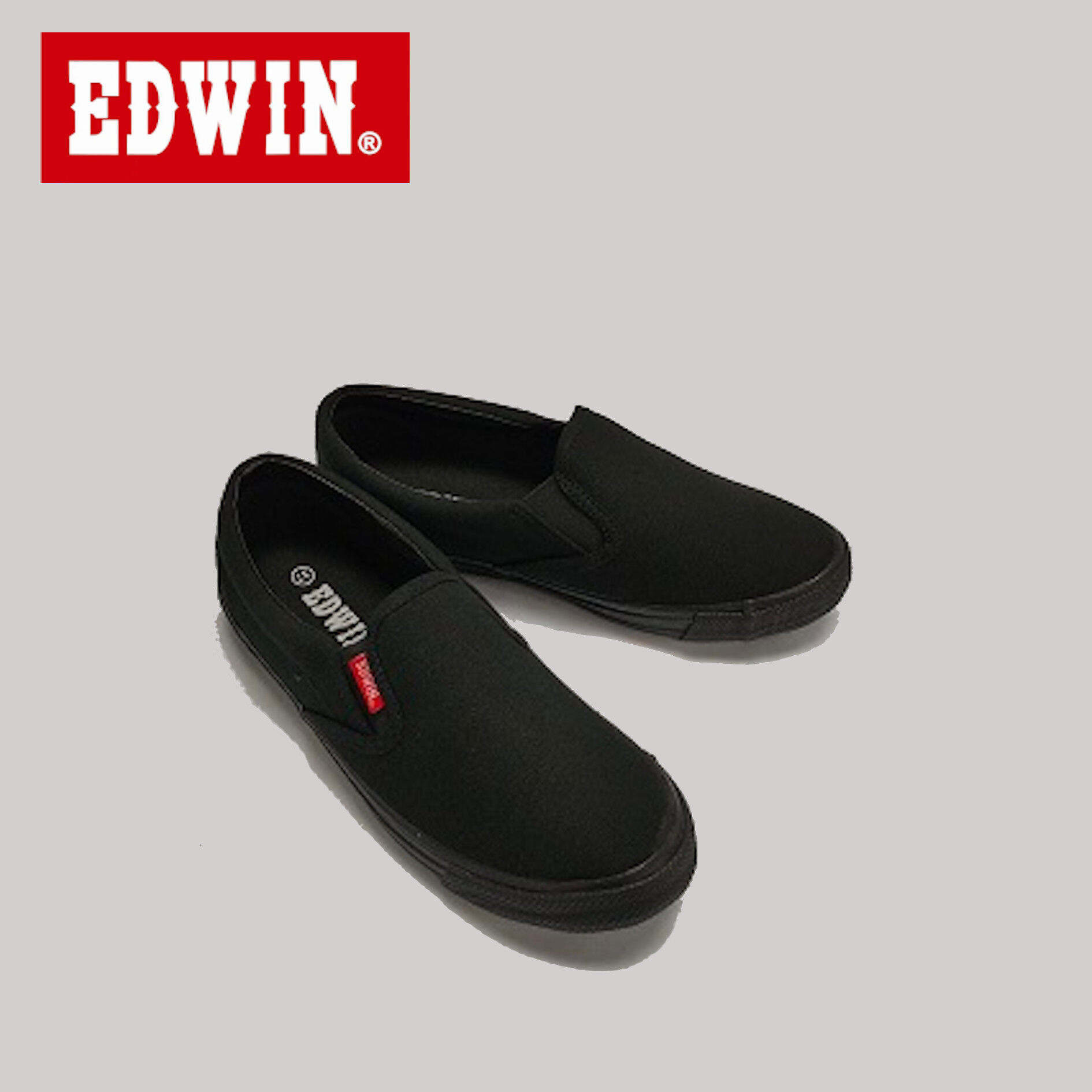 [New Arrival 2021]Edwin Black School Shoes / Kasut Hitam Sekolah Model ...